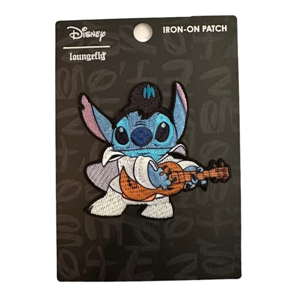 Disney | Other | Disney Lougefly Lilo Stitch Elvis Stitch The King Iron ...